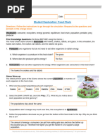 Section 04, Gizmos - Food Chain | PDF | Predation | Disturbance (Ecology)