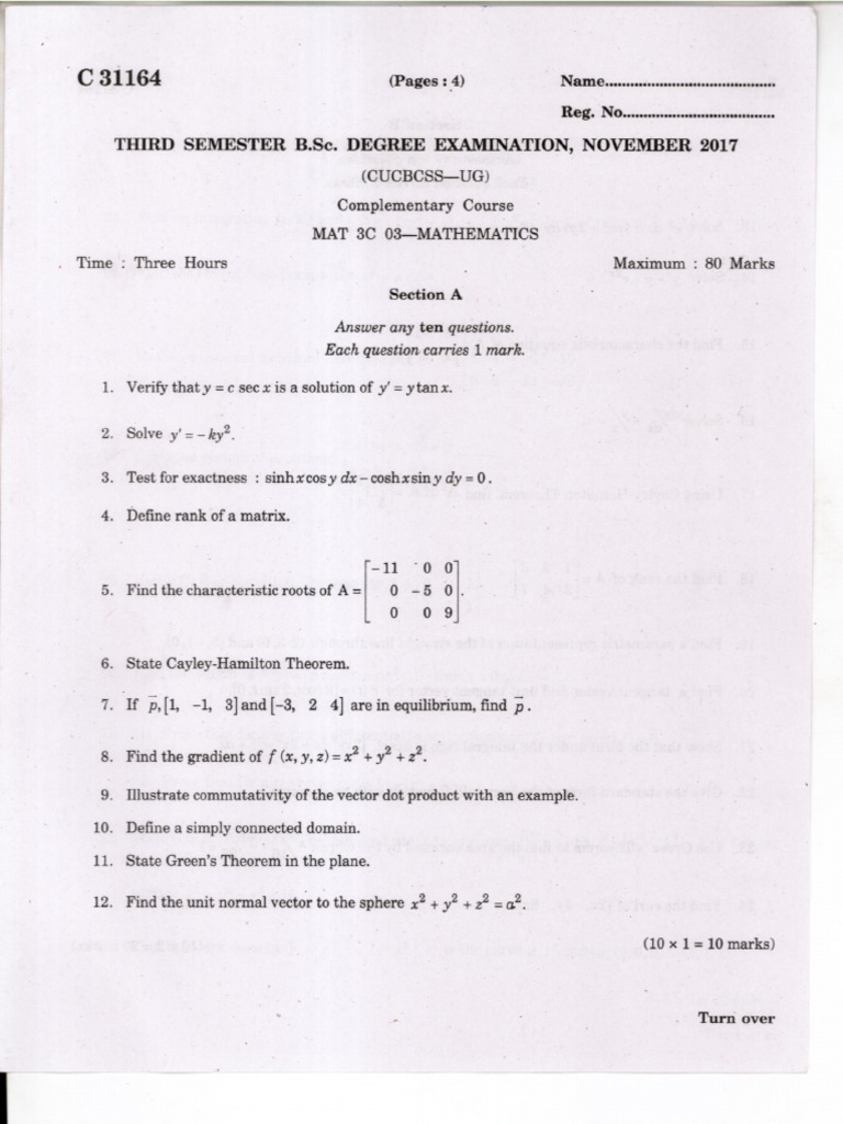 Mathematics 2017 | PDF