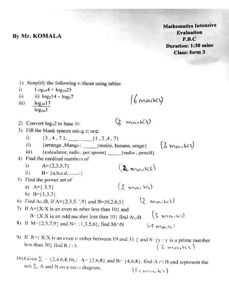 Evaluations Maths F3,4,5 | PDF