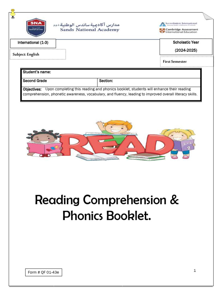 2nd Grade Reading & Phonics | PDF | Phonics