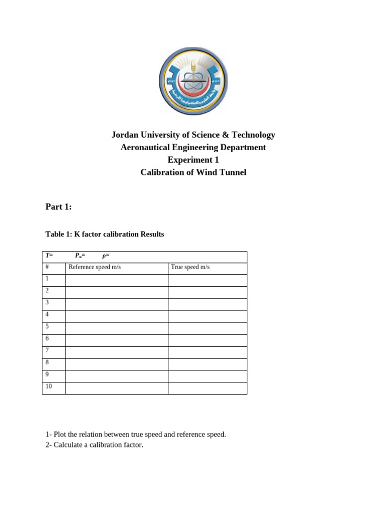Experiment 1 Data Sheet 2 | PDF