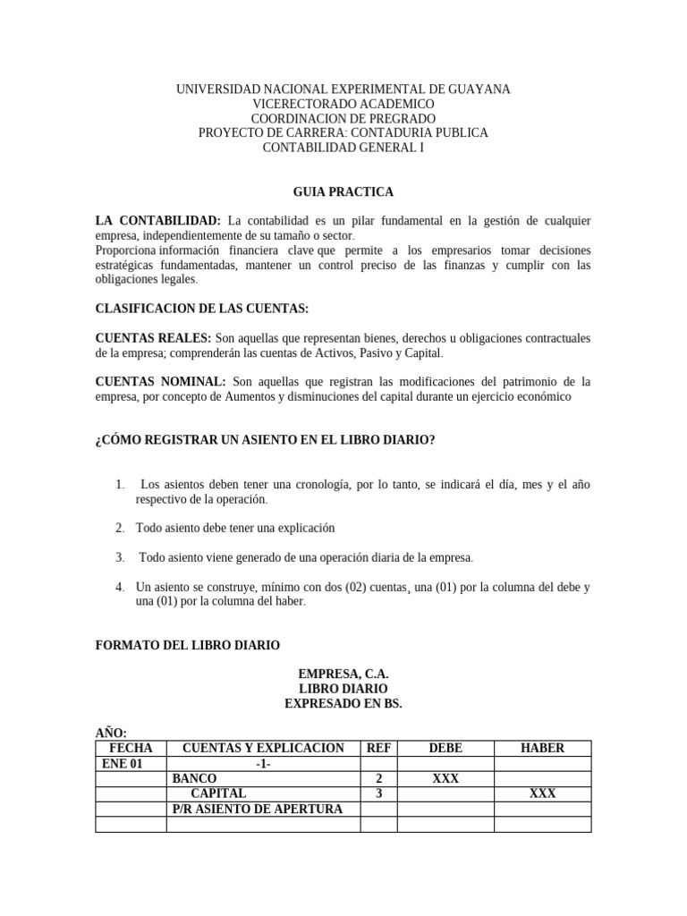 Guia Practica | PDF | Contabilidad | Economía Financiera