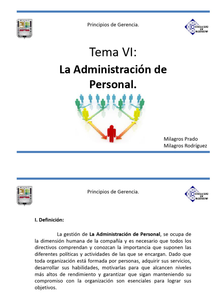 Tema VI Milagros Prado - Milagros Rodriguez | PDF | Derecho laboral | Gestión de recursos humanos