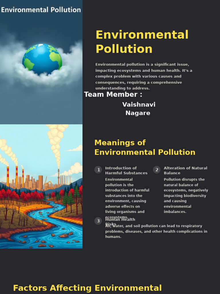Understanding Environmental Pollution | PDF | Pollution | Climate Change