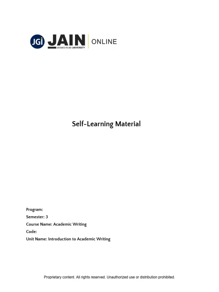 Introduction to Academic Writing Guide | PDF | Essays | Idea
