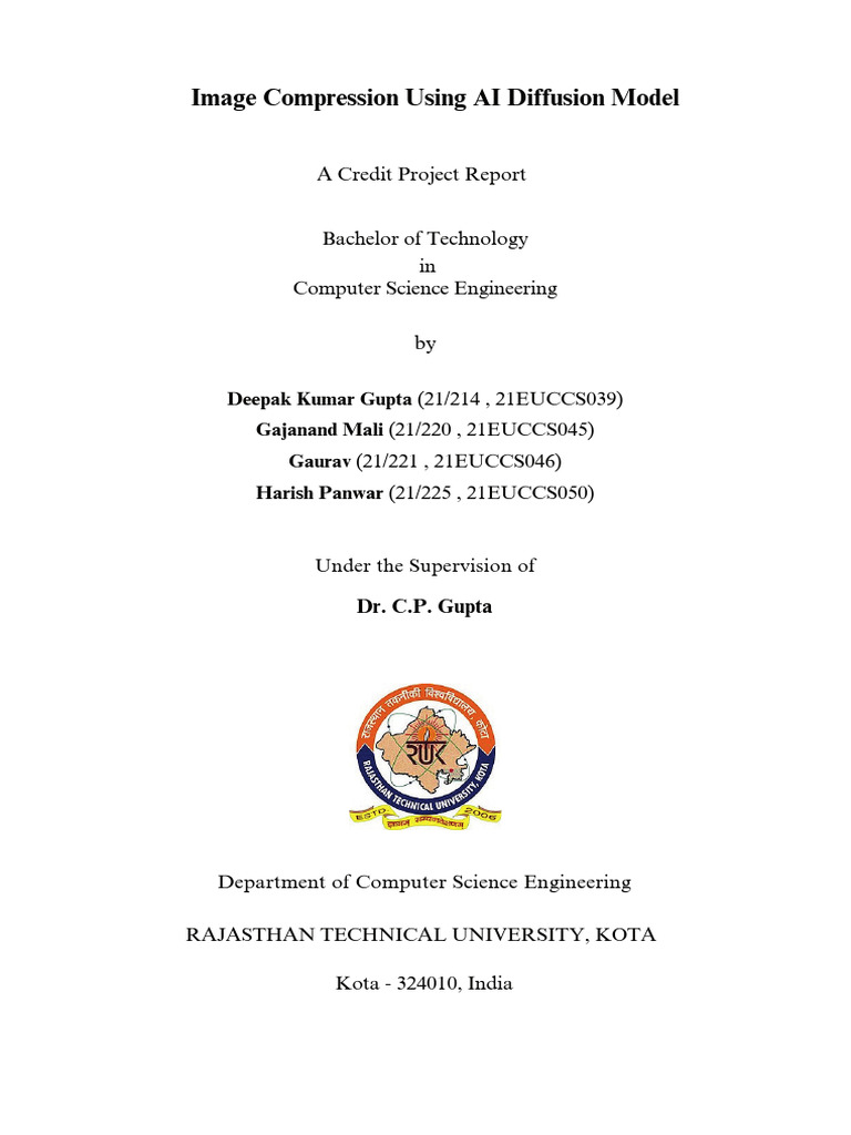 Report of Ai Diffusion | PDF | Data Compression | Artificial Intelligence