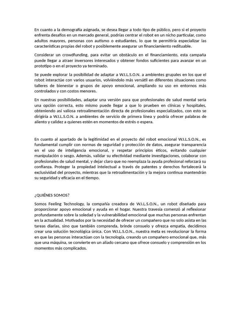 Wilson Robot | PDF | Robot | Robótica