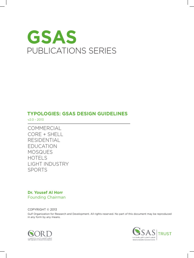 Typologies GSAS Design Guidelines v2.0 | PDF | Infrastructure | Public Transport