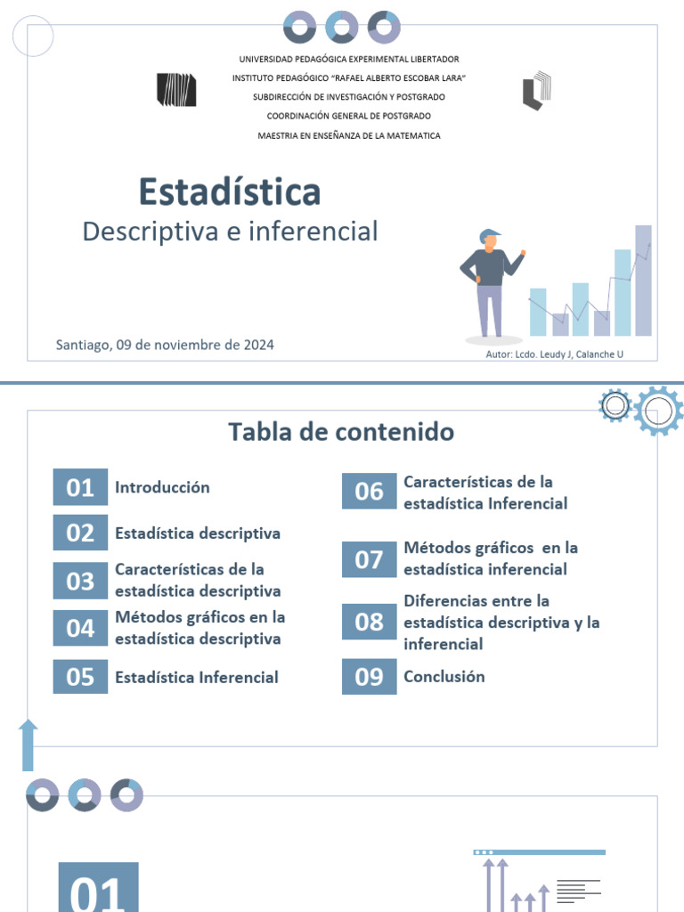 Estadística Descriptiva e Inferencial | PDF | Estadísticas | Estadísticas descriptivas