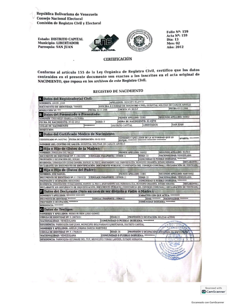 Cédula de Jorge - 9 | PDF