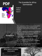 Causes of the Scramble for Africa | PDF | Colonialism | Africa