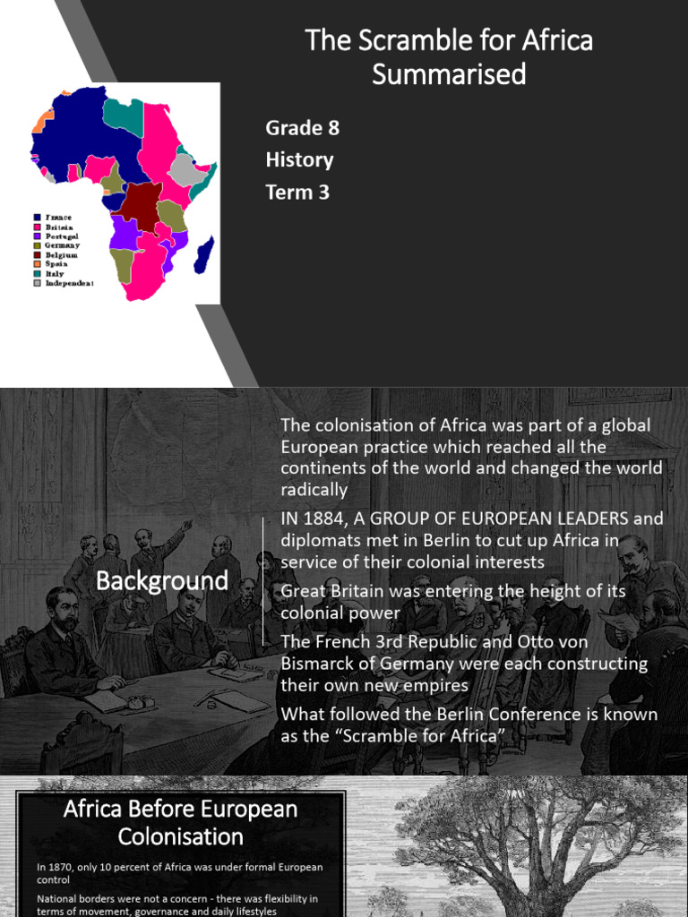 Grade 8: The Scramble for Africa | PDF | Africa | Colonialism