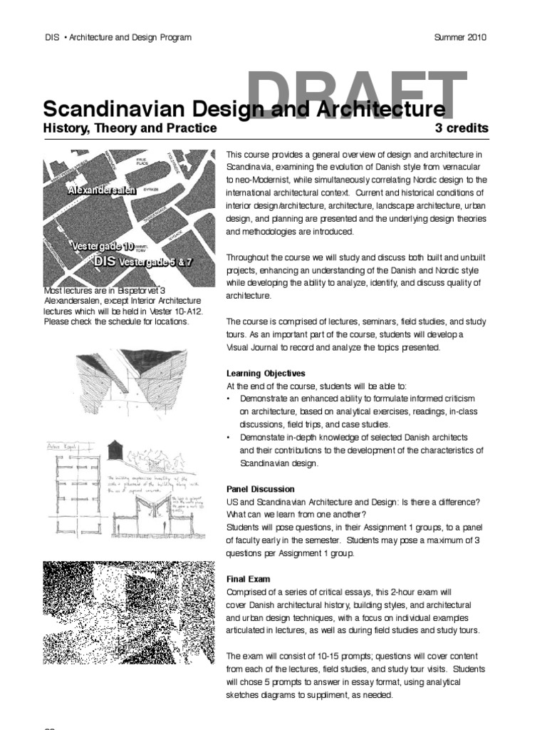 Scandinavian Design Architecture | PDF | Lecture | Test (Assessment)
