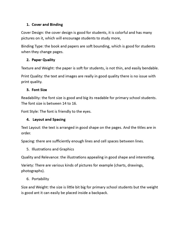 Primary School Textbook Review | PDF