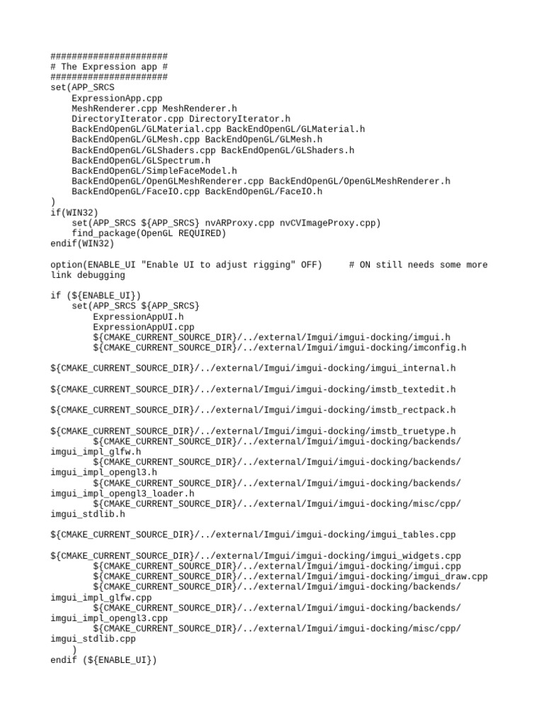 CMakeLists | PDF | System Software | Software