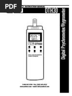 Dickson THDx Temperature & Humidity Guide | PDF | Calibration | Humidity