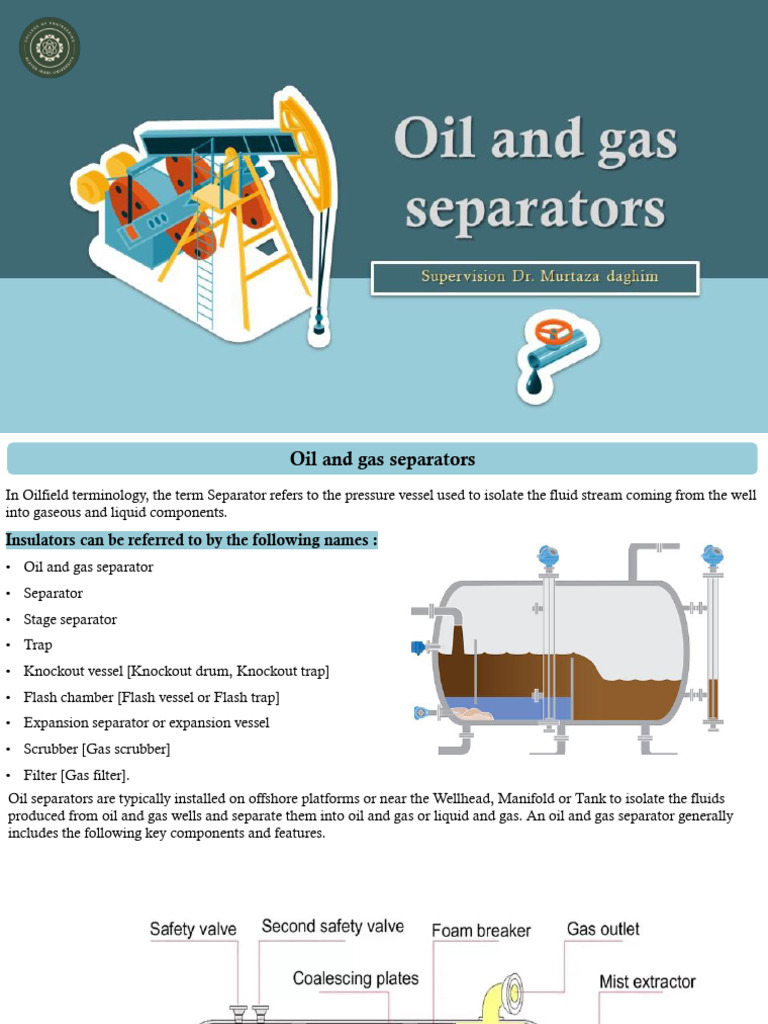 Oil and Gas Separators | PDF | Liquids | Gases