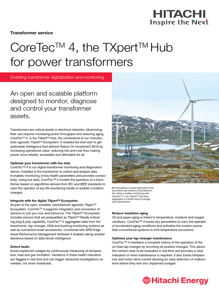 1LAB000631 TXpert Hub PT CoreTec4 Technical Brochure - CoreTec 4 | PDF | Transformer | Computer ...