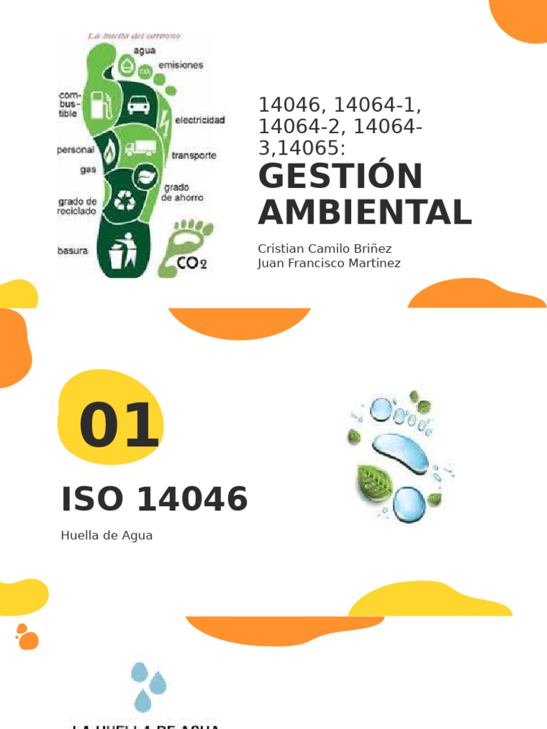 ISO 14064 y 14046: Gestión Ambiental | PDF | Evaluación del ciclo de ...