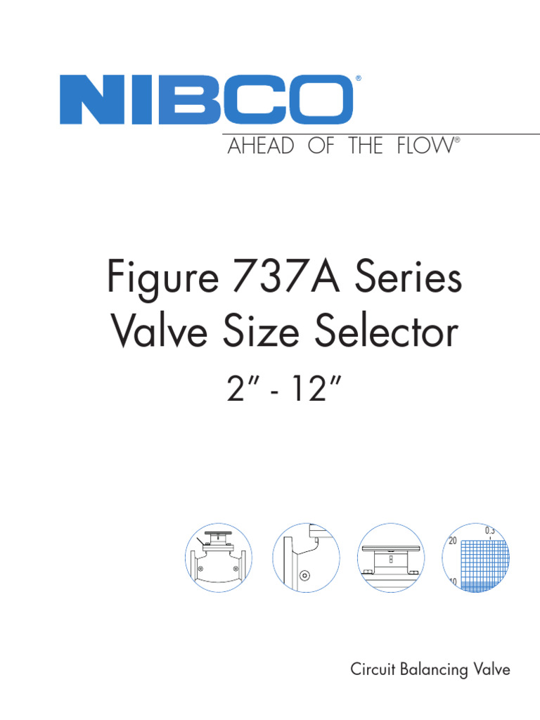 Nibco 737A Size Selector | PDF | Valve | Coefficient Of Variation