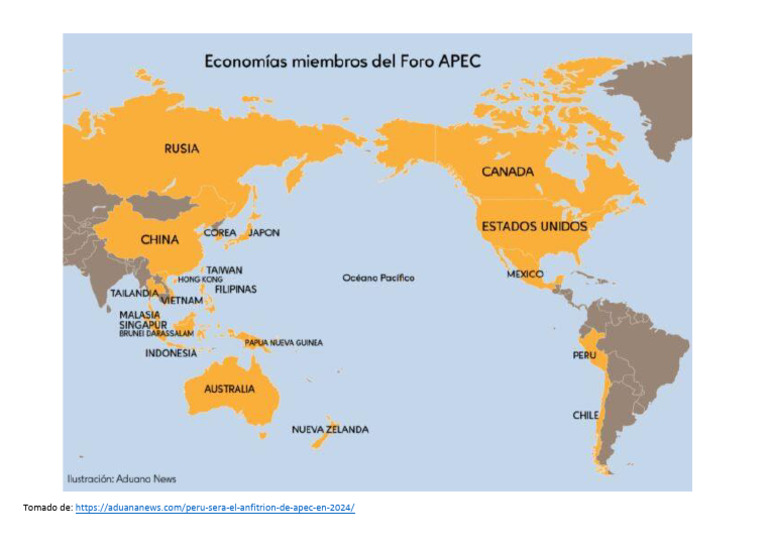 Mapa Países APEC | PDF