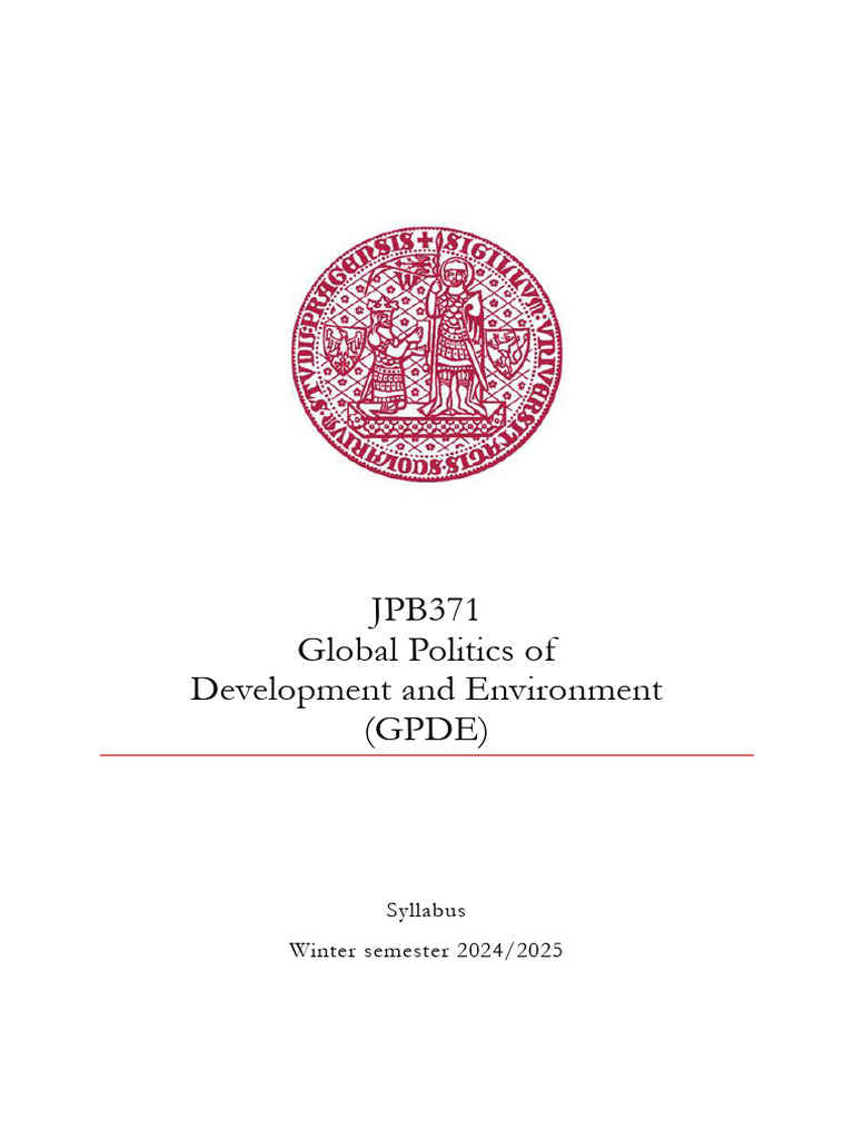 GPED Syllabus Winter 24 | PDF | Governance
