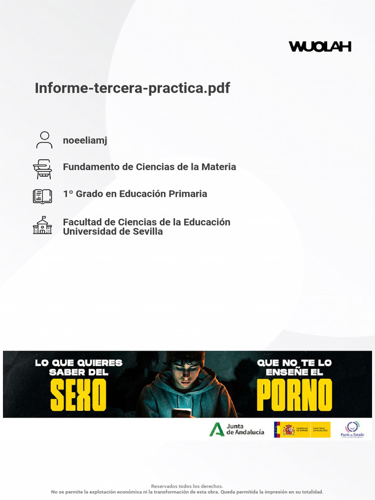 Wuolah Free Informe Tercera Practica | PDF | Destilación | Fase (materia)