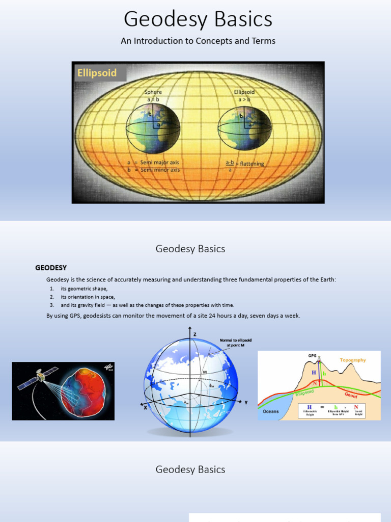 Geodesy Basics Lecture | PDF | Geodesy | Latitude