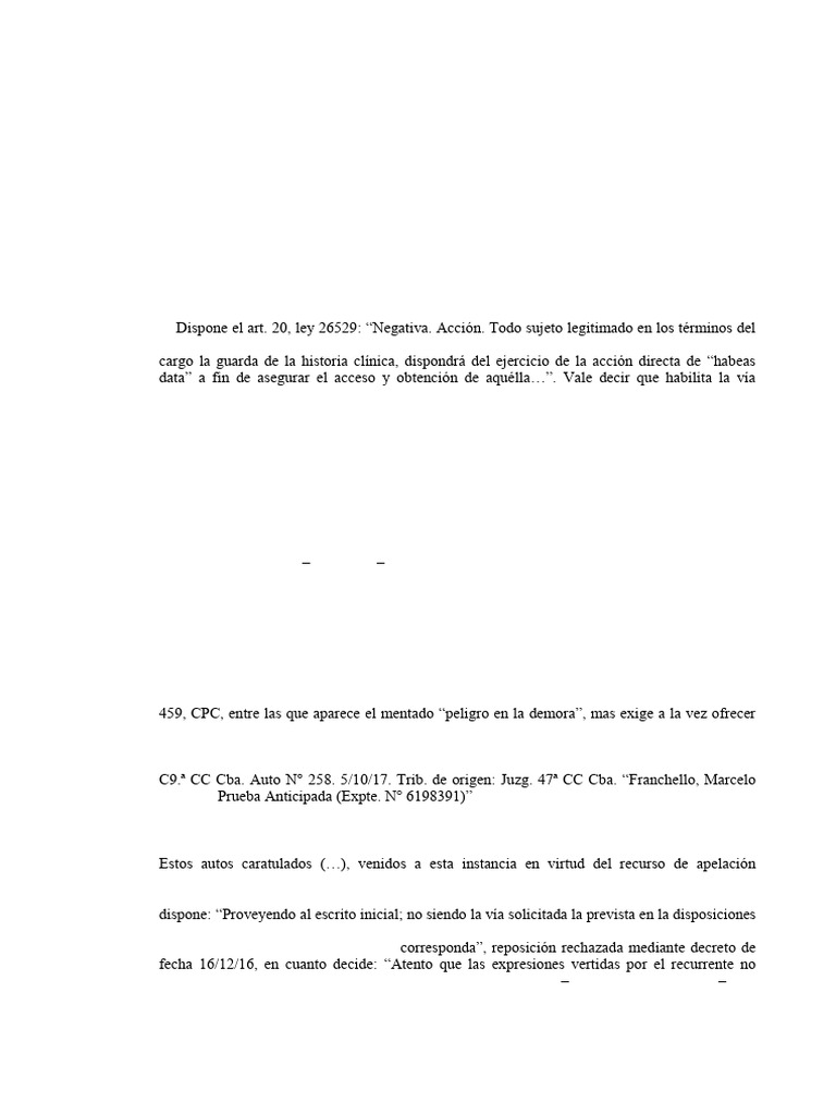 Franchello, Marcelo Horacio - Prueba Anticipada | PDF | Mandato | Ley ...