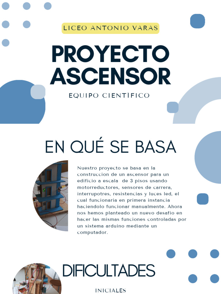Proyecto de Ascensor Controlado por Arduino | PDF | Tecnología