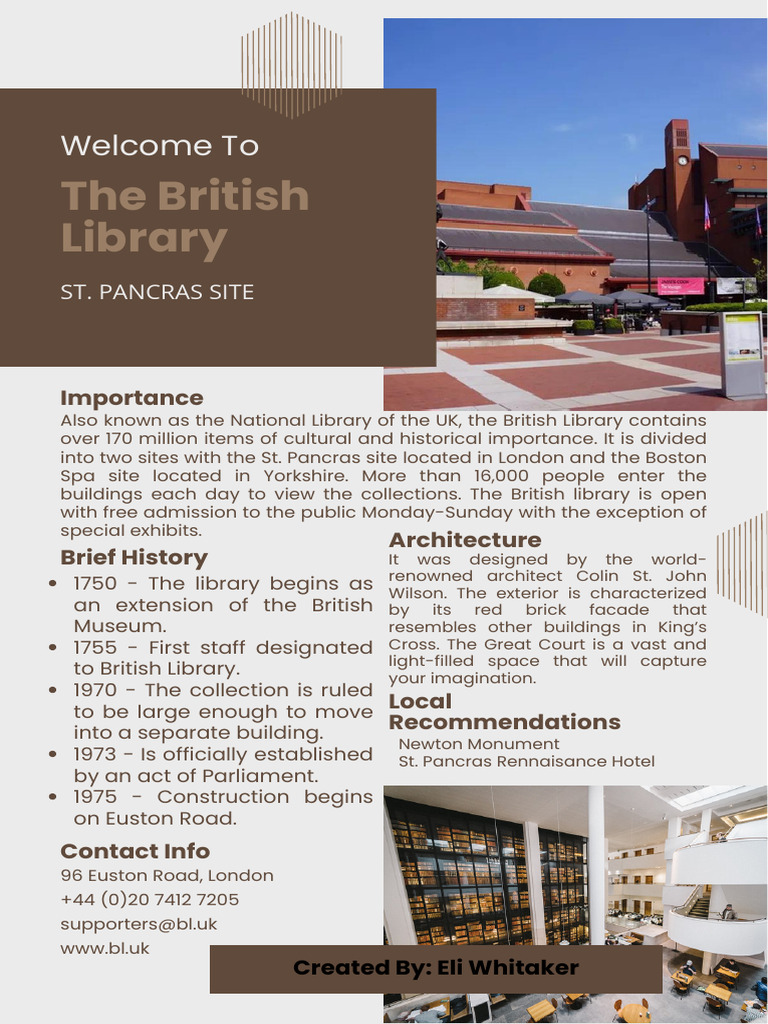 The British Library Brochure | PDF