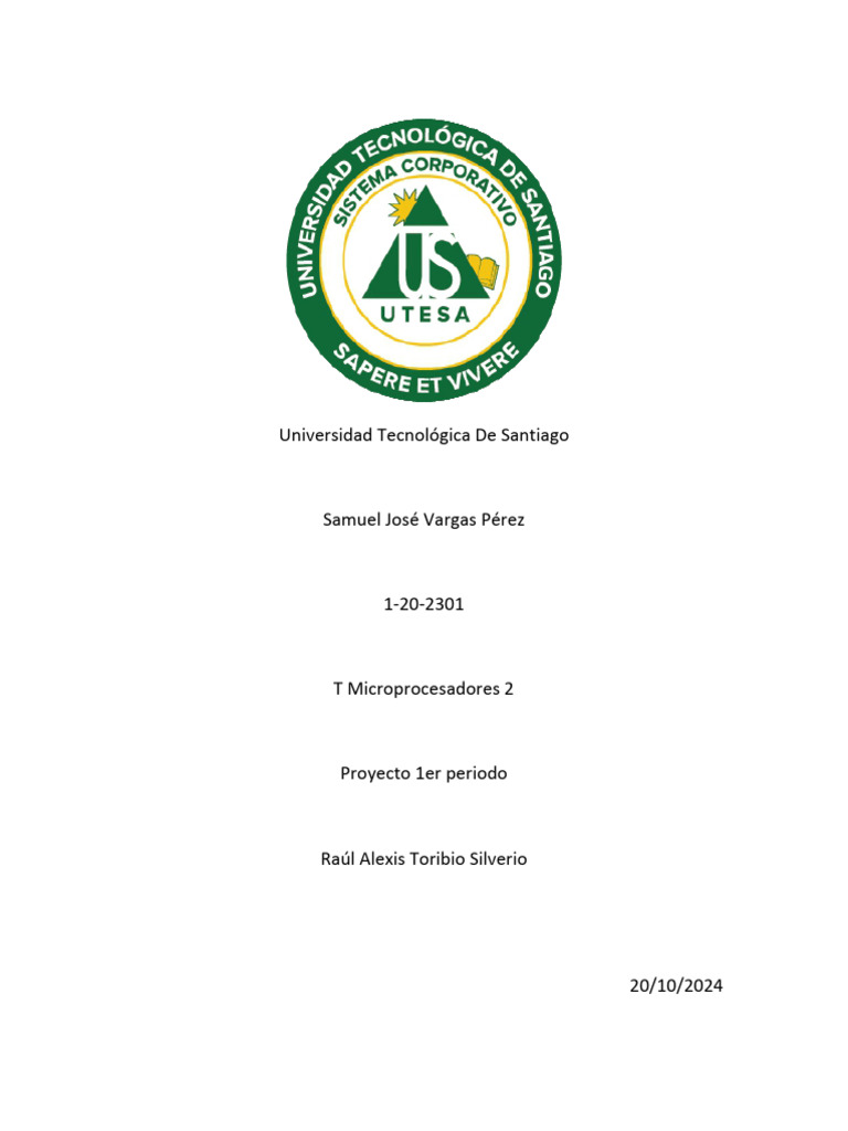Reporte Proyecto Calculadora Avanzada | PDF | Calculadora | Microcontrolador