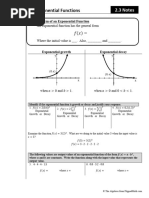 Appc 2.5.a Packet | PDF | Function (Mathematics) | Exponential Function