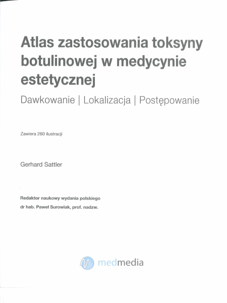 Atlas Toksyny Botulinowej | PDF
