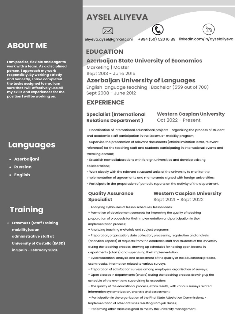 Aysel Aliyeva (ENG) 03 | PDF | Employment | Recruitment