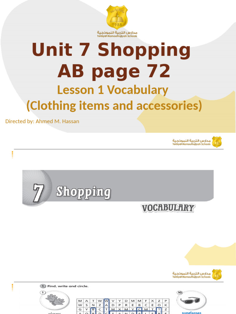 Unit 7 Lesson 1 Activity Book | PDF | Lifestyle