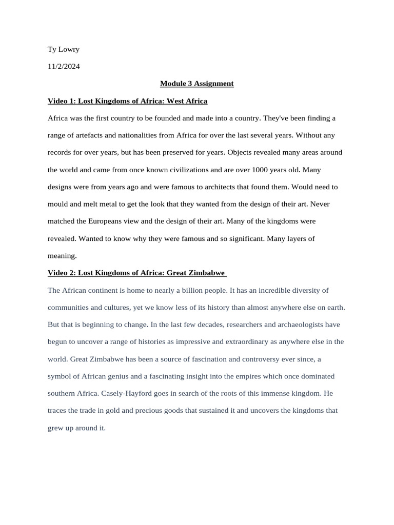 Module 3 Assignment Pdf
