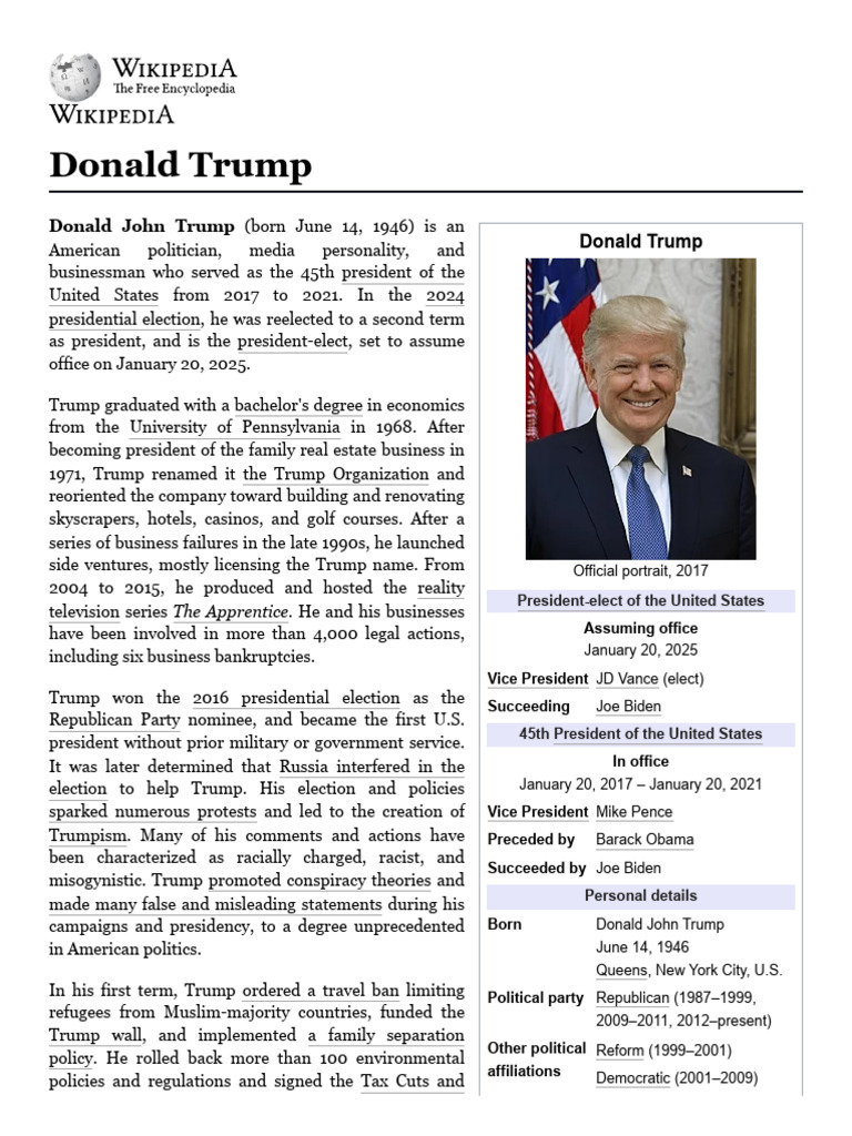 PDF 24 | PDF | Donald Trump | American Government