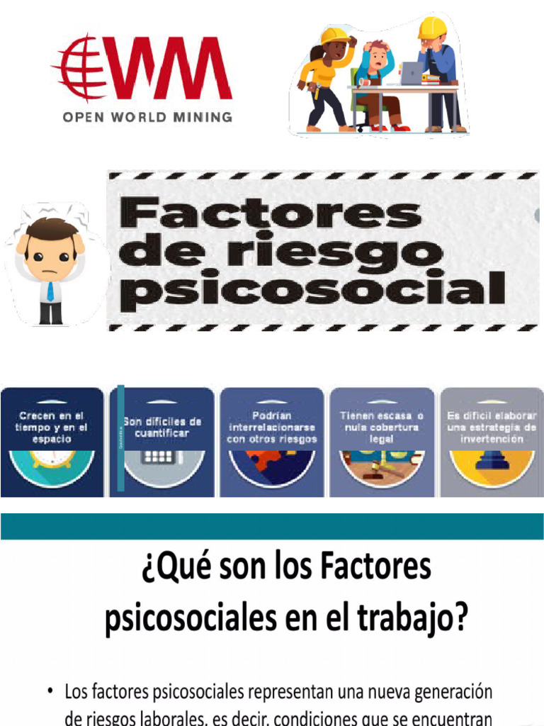Factores de Riesgo Psicosocial | PDF