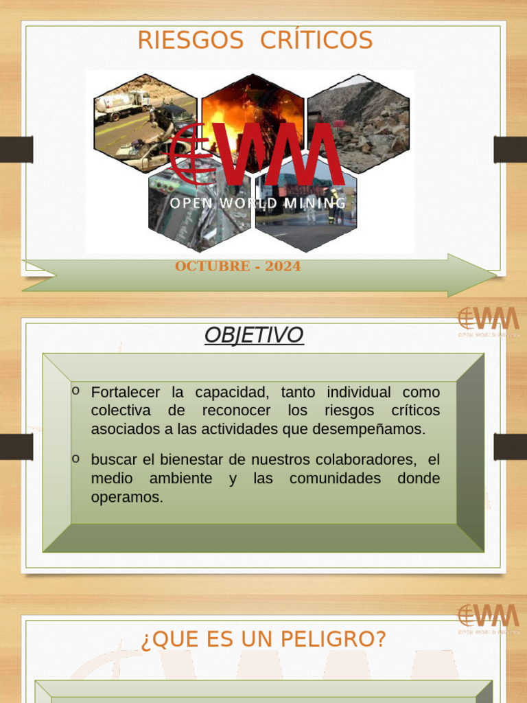 Riesgos Críticos | PDF | Riesgo | Mercancías peligrosas