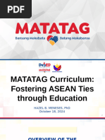 Matatag Curriculum IDF Overview | PDF | Instructional Design | Learning