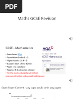 Edexcel Higher GCSE Paper 2 High Priority Revision Topics | PDF | Area ...