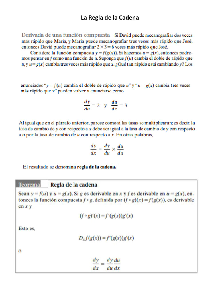 La Regla de La Cadena | PDF