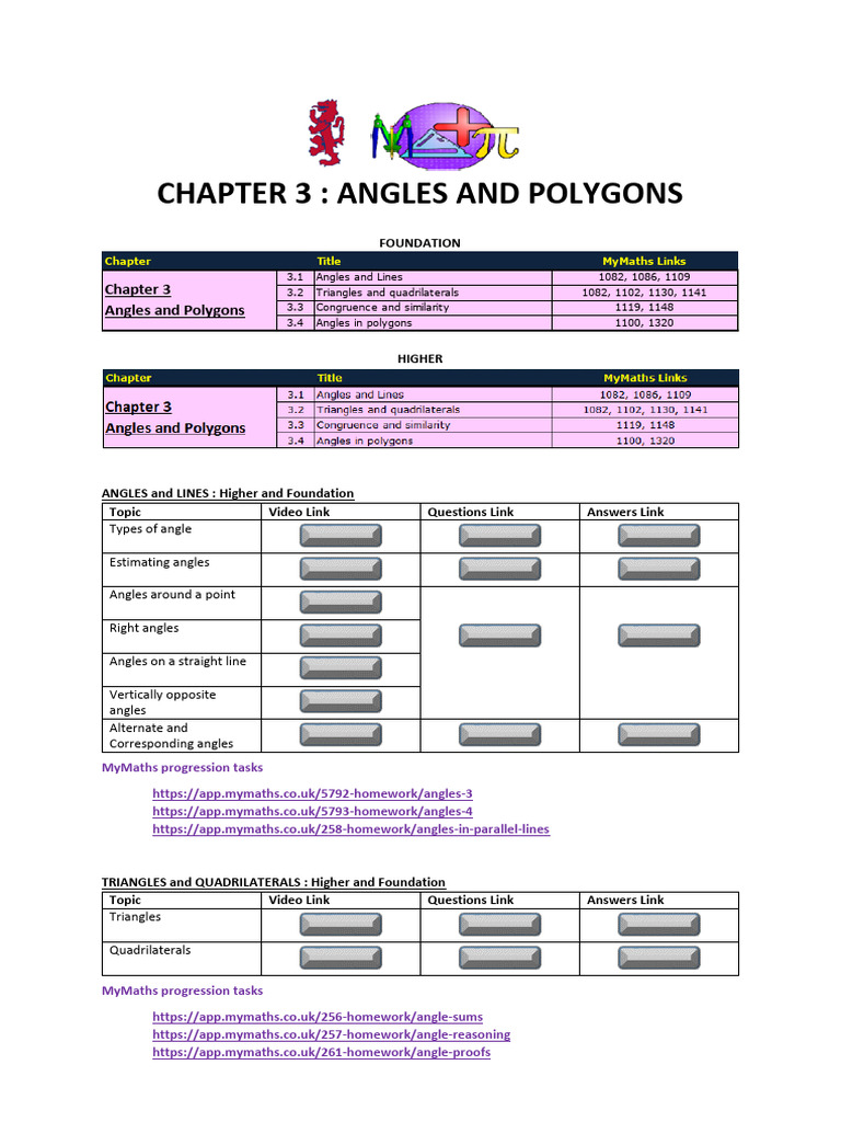 Ch03 Angles and Polygons | PDF
