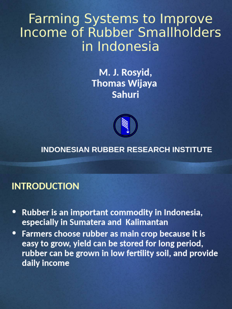Rubber Food Crop | PDF | Technology & Engineering