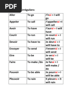 Dr. & Mrs. Vandertramp Verbs List | PDF