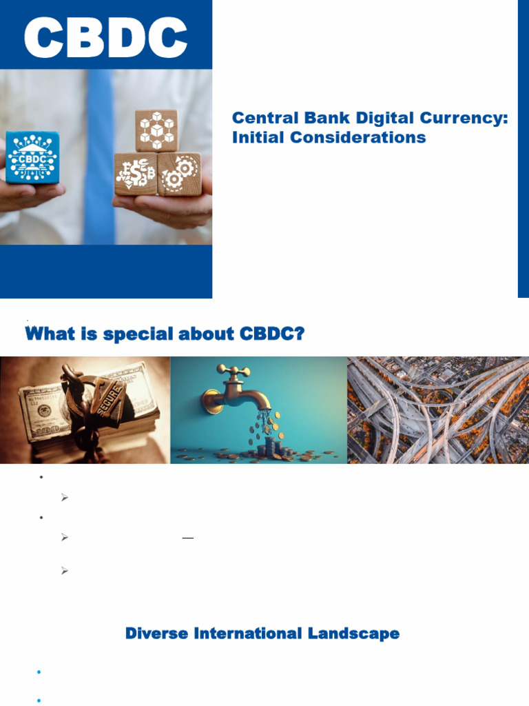 f1 He Presentation CBDC | PDF | International Monetary Fund | Central Banks