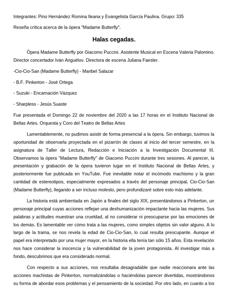 Unidad 1. Fase de Cierre. Grupo335. Reseña Crítica | PDF | Amor | Sociedad