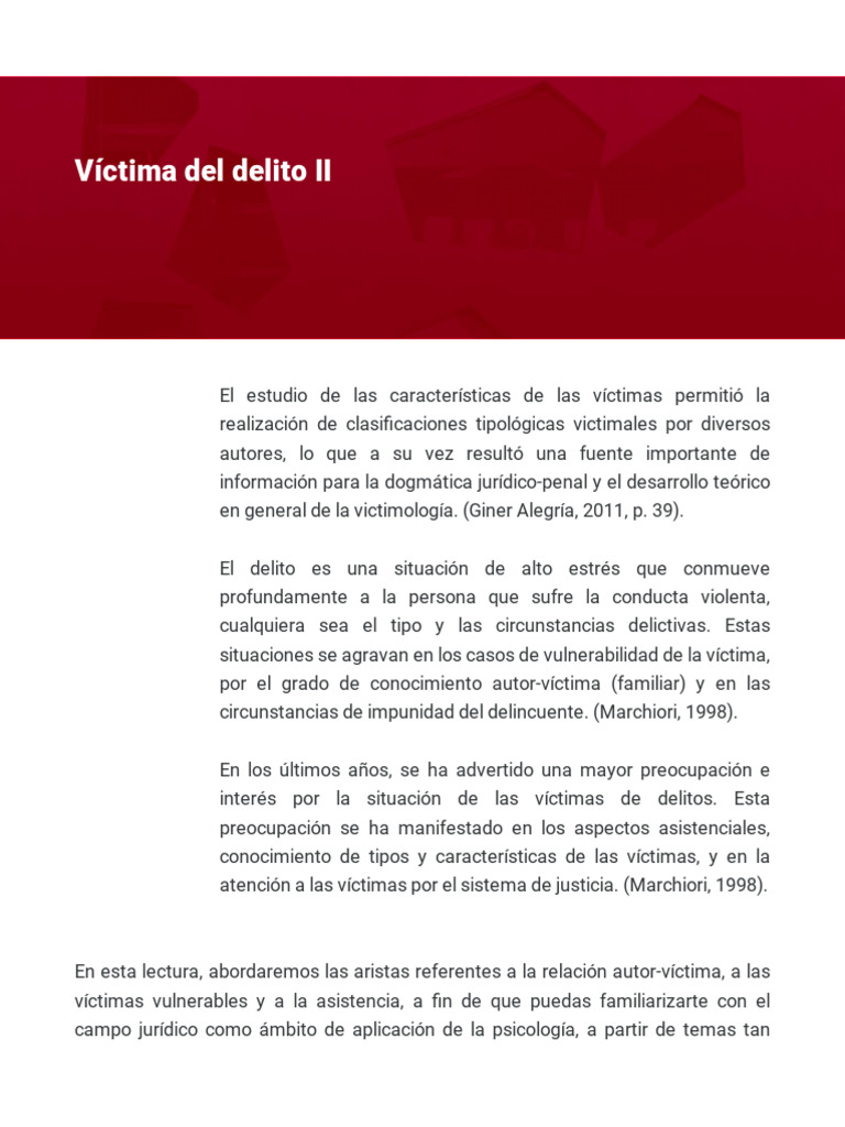 Modulo4 Lectura2 | PDF | Victimologia | Criminología
