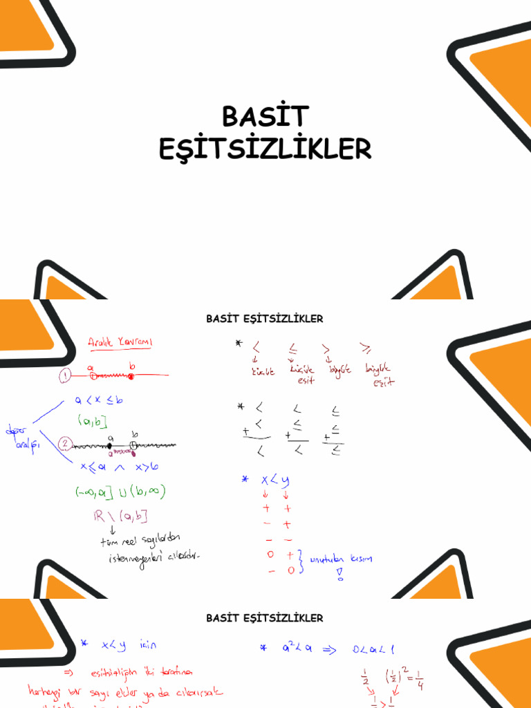 Basit Eşitsizlikler | PDF